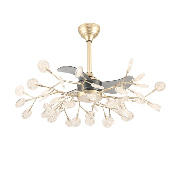 37" Firefly Ceiling Fans with 42-Lights 6-Speed Reversible with Remote ...