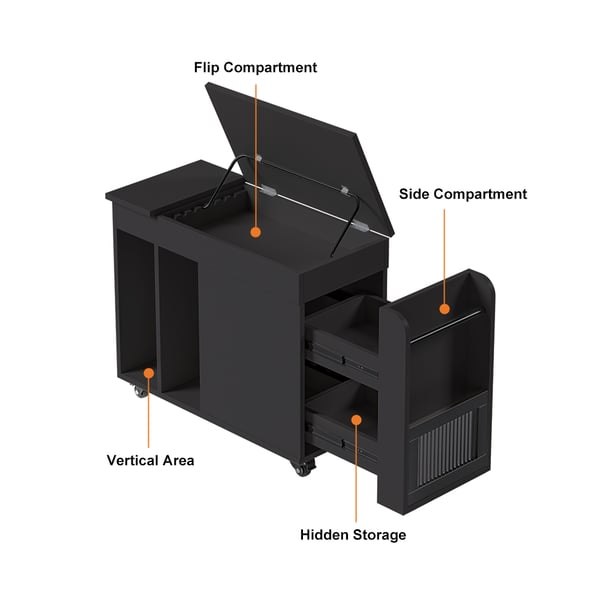 Free Shipping on Multifunctional extendable Wooden Height Adjustable ...
