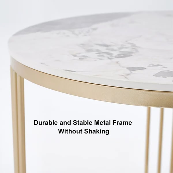 Free Shipping on Modern Pandora Nesting Coffee Table Set with Stone Top ...
