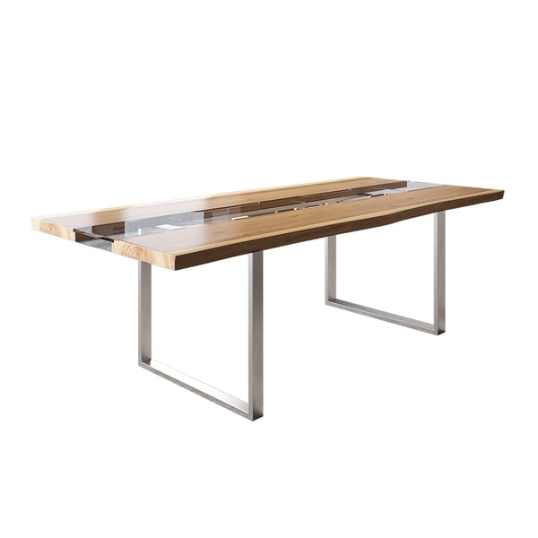 Free Shipping on River 94.5" Live-Edge Conference Table Rectangle Table ...