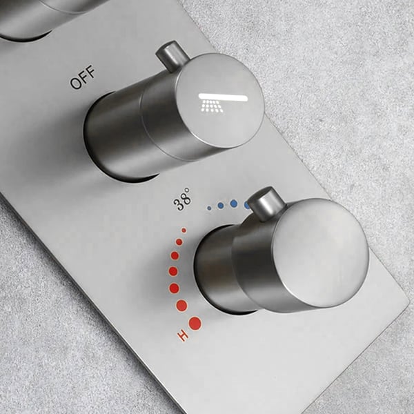 Free Shipping on 6 Functions Modern Thermostatic Massage Shower System ...