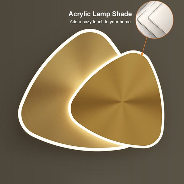 Free Shipping on Modern Gold Brass Flush Mount Light Irregular Shape｜Homary