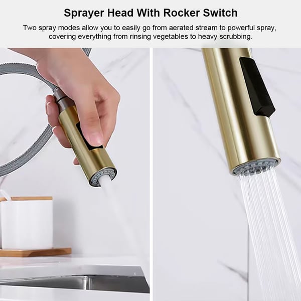 Free Shipping on Touch Kitchen Tap Pull Out Sprayer Stainless Steel ...