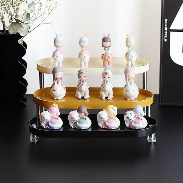 Acrylic 3-Layer Dolls Display Stand Rack Desktop Perfume Organizer ...
