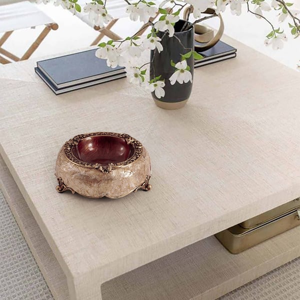 Retro European Shell Hand Sticker Decorative Resin Tabletop Storage Box ...