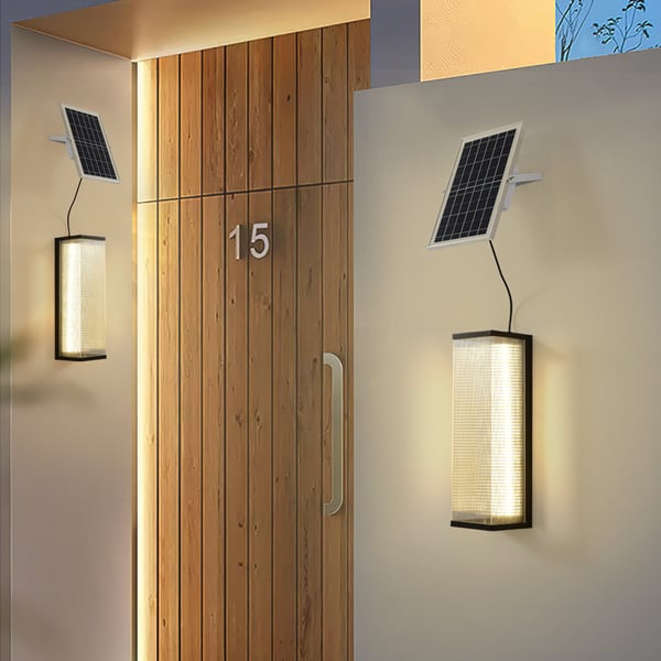 Solar LED Wall Lights Outdoor Wall Mount Waterproof IP65 Outdoor Porch ...