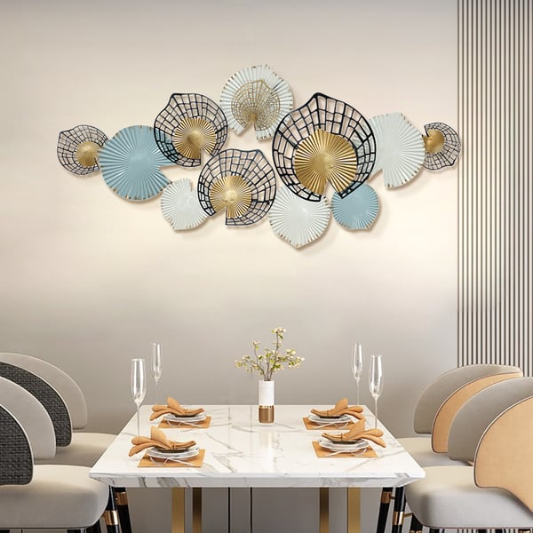 Modern Hollow-out Flowers Metal Wall Decor Aesthetic art | Homary