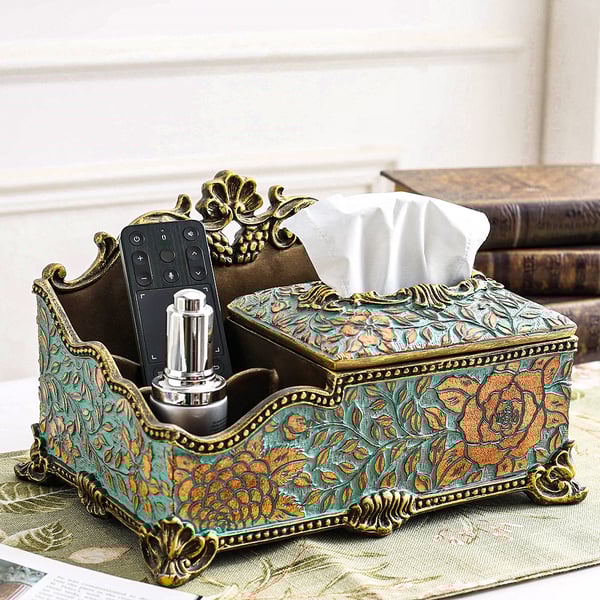 Multifunctional European Tissue Holder Remote Control Storage Living ...