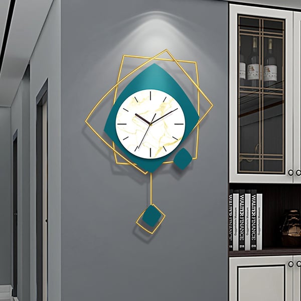 Nordic Modern Irregular Abstract Art Large Wall Clock with Unique ...