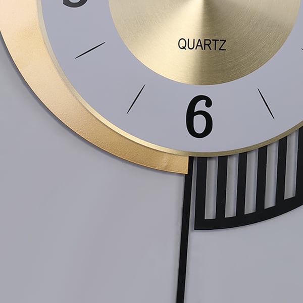 3D Swingable Geometric Symmetry Large Wall Clock | Homary