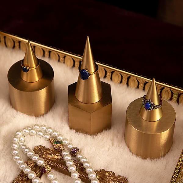 Antique Downy Tray Desk Organizer for Entryway/Vanity in Metal-Homary