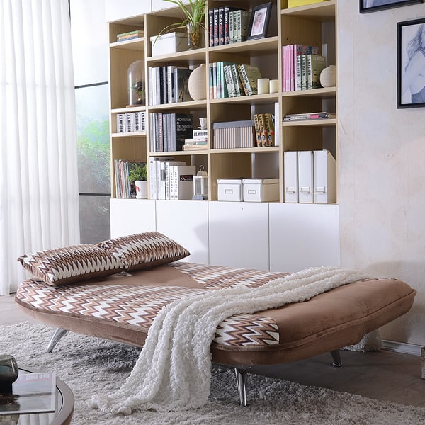 2000mm Full Sleeper Cotton&Linen Upholstered Convertible Sofa | Homary UK