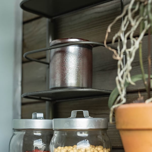 3-Tier Foldable Floating Shelves Multi-Use Wall Mini Table | Homary UK