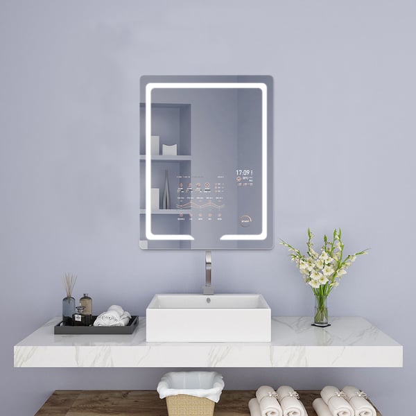 Touch Screen LED Multi-Function On-Mirror Touch Control Bathroom Smart ...