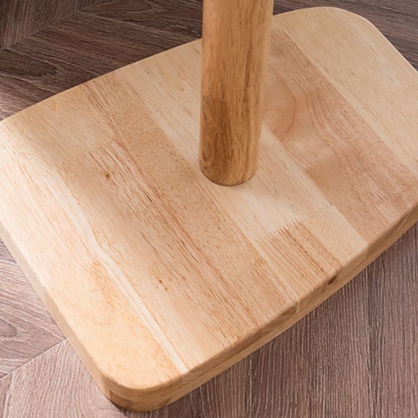 Farmhouse Wood End Table Small Rustic Wooden Side Table in Natural ...