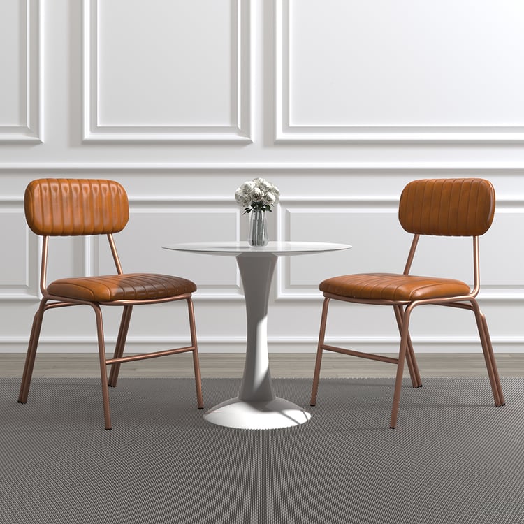 Faux leather industrial dining chairs store