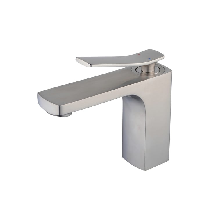 Regan Retro Single Handle Monobloc Square Bathroom Basin Tap Solid ...