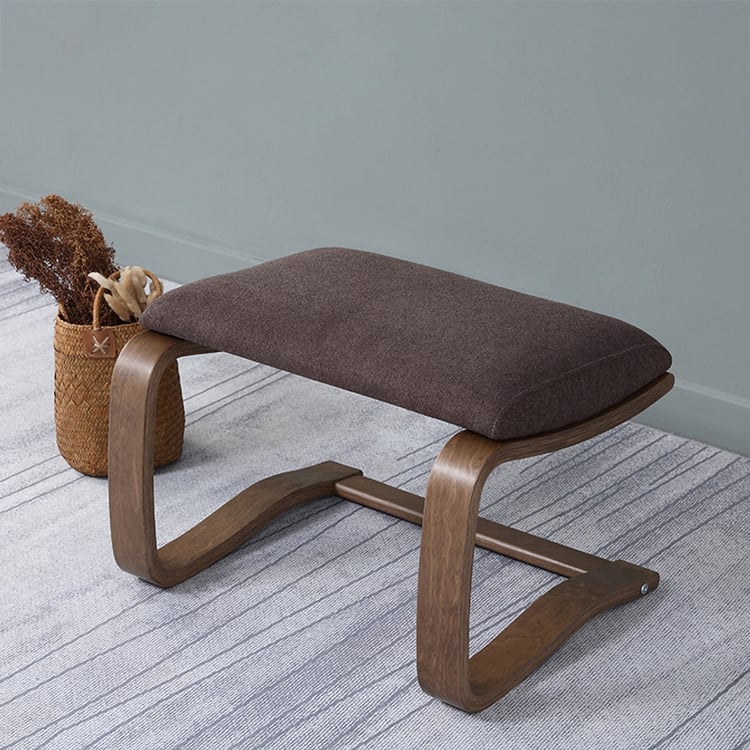 Coffee Rectangular Stool Upholstered Velvet Footrest Stool | Homary