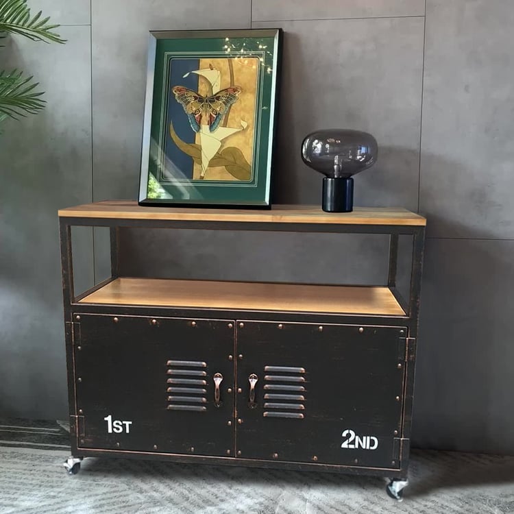 Metal sideboard buffet store