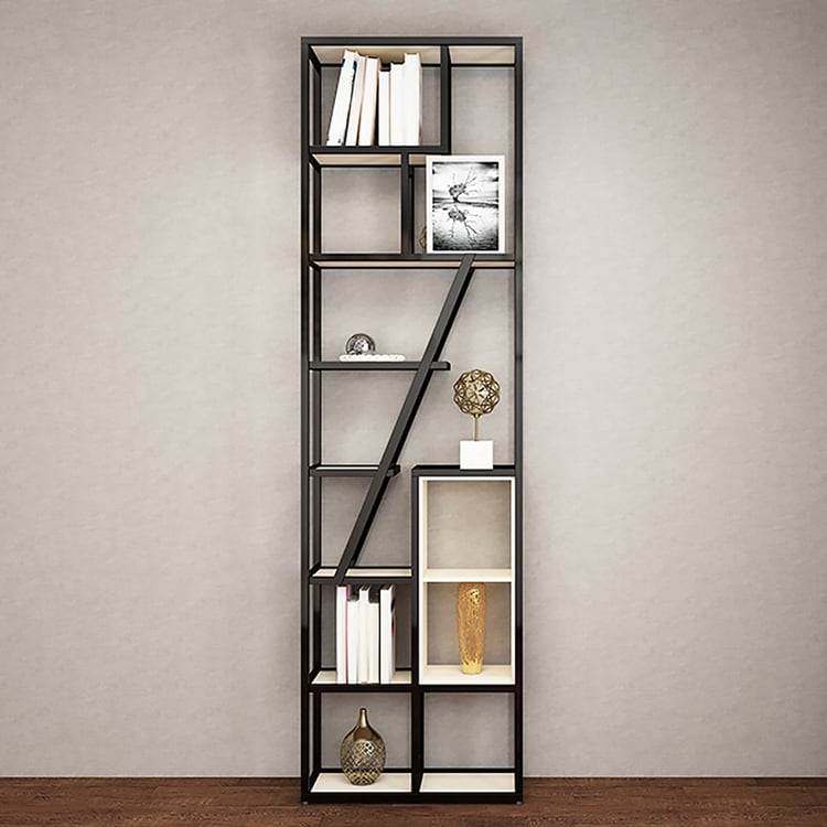 80.7" Contemporary Freestanding Etagere Bookshelf | Homary