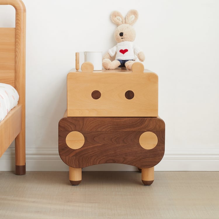 Kid Nightstand Cute Creative Bedside Table for Kid's Bedrooms Solid ...