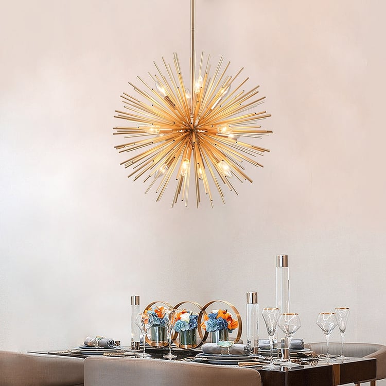 Nulco Opera Starburst Lighting Aalto Oval Starburst Chandelier