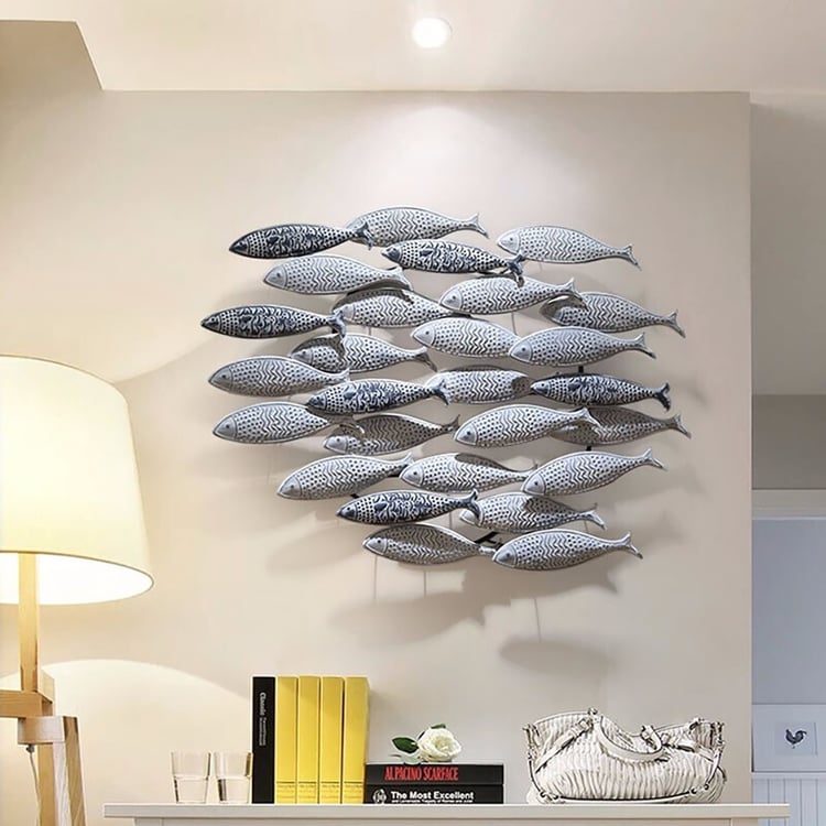 Decoration murale moderne en metal de style mediterraneen 720 mm x 570 mm Homary FR
