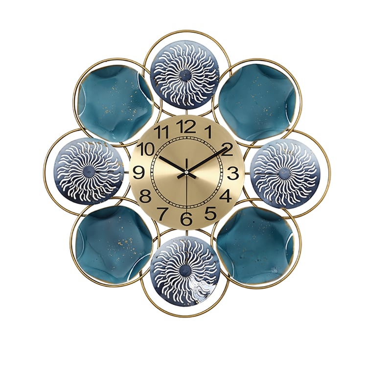 Creative Geometry Round Wall Clock Personal Decorative Home Decor Large ...