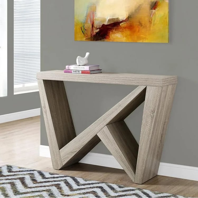Triangle entryway table store