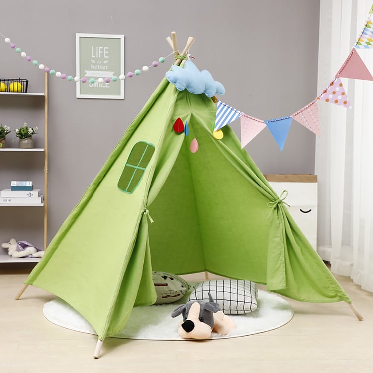 Pyramid Kid's Tent Indoor Game House Princess Castle Outdoor Picnic ...