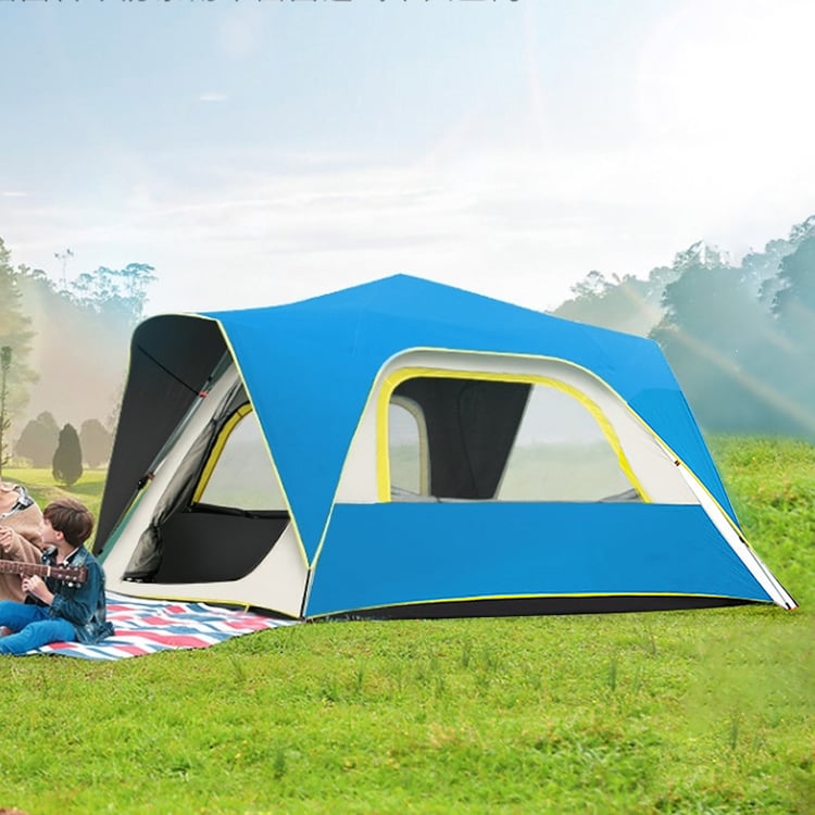 Outdoor Tent Sun-proof Camping Tent Automatic Double-layer Rainstorm ...