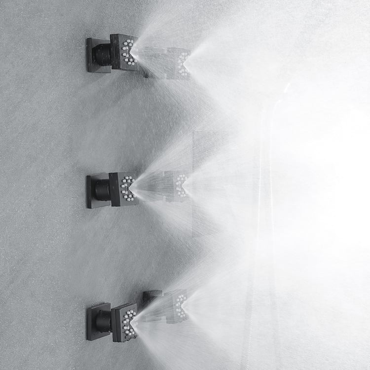 2-Function Twist Body Spray Wall Mounted Body Jet Bathroom Accessories ...