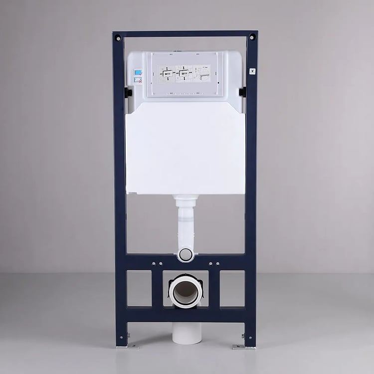 Modern Concealed In-Wall Tank and Carrier System Wall Mount 1.1/1.6 GPF ...