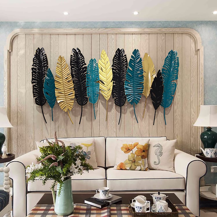 Natural Hollow-out Leaves Oversized Wall Decor | Homary AU