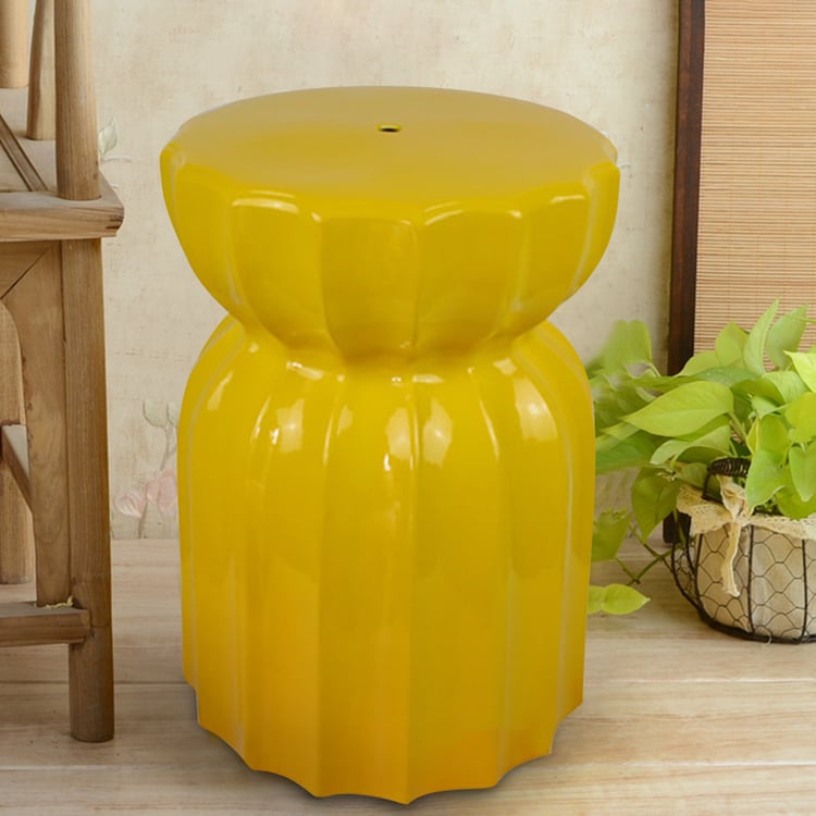 Yellow Outdoor Garden Stool