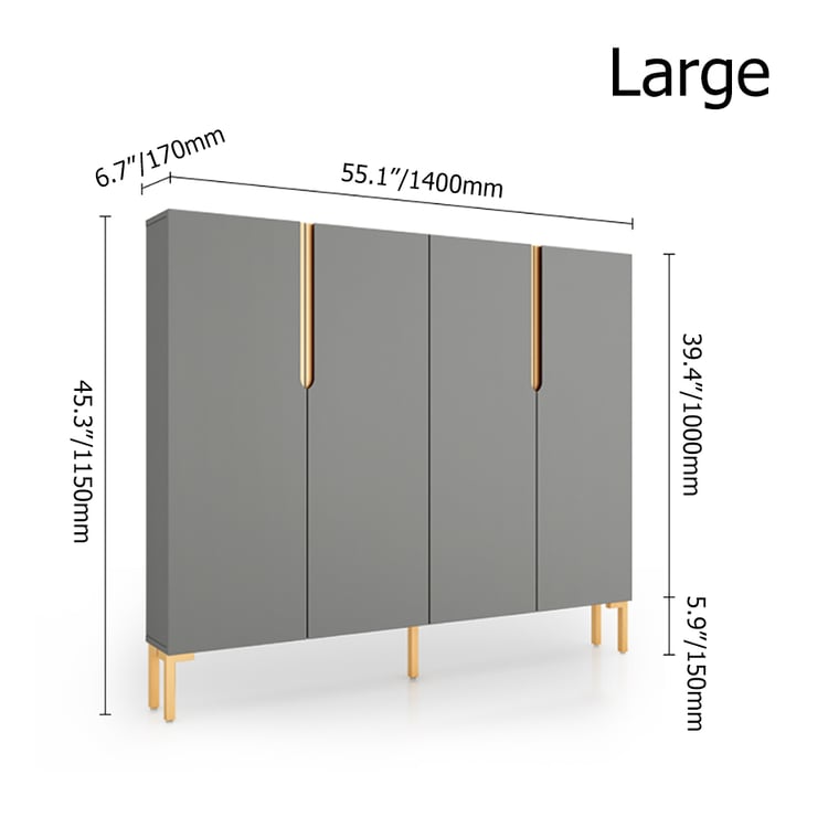 Slim hallway shoe storage store