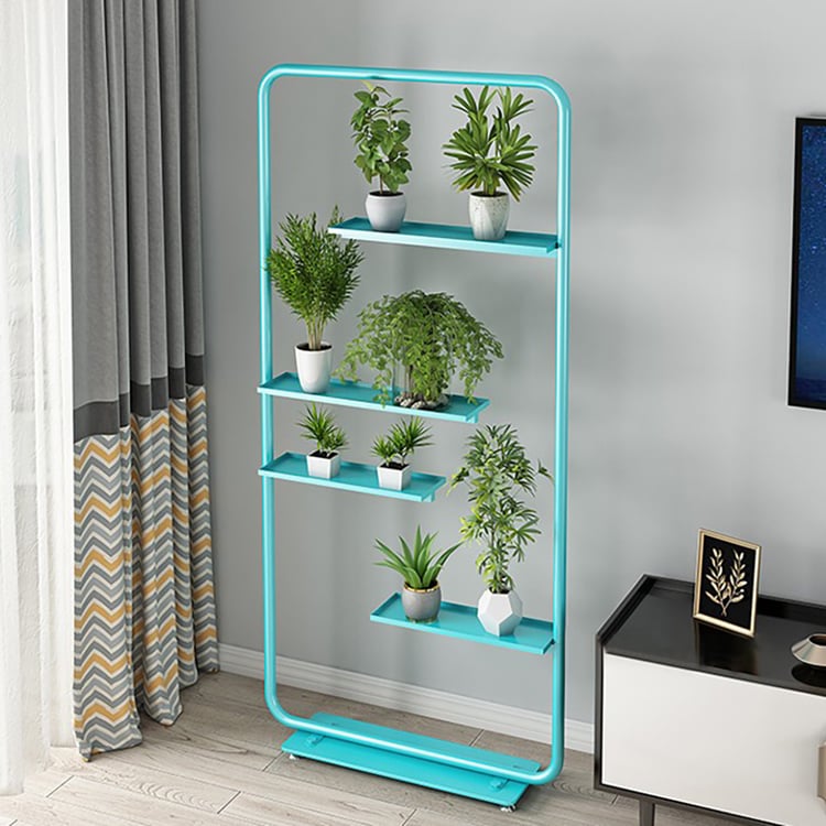 Modern Plant Stand Flower Divider in Blue｜Homary