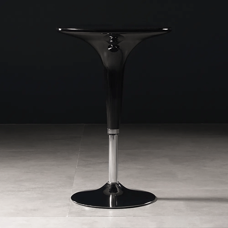 Black Modern Liftable Adjustable Bar Table Plastic Table Top｜Homary UK