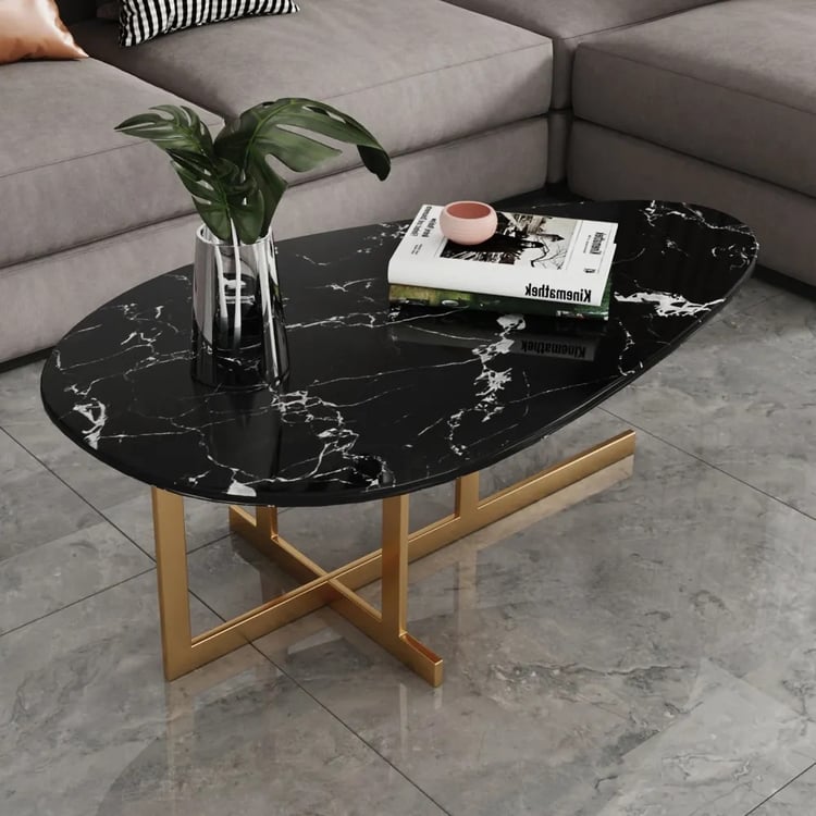 Black marble top coffee table store