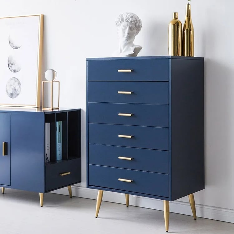 Blue modern dresser store