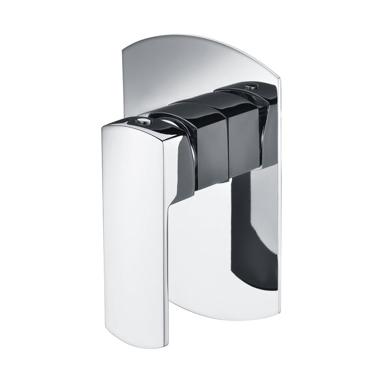 1 Way Bathroom Shower Tap Control Valve Shower Valve Mixer Polished ...