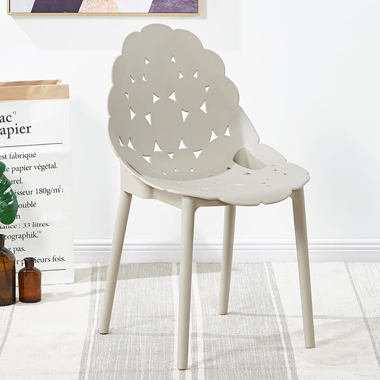 Modern PP Dining Chair High Back Dining Chair Set of 2｜Homary UK