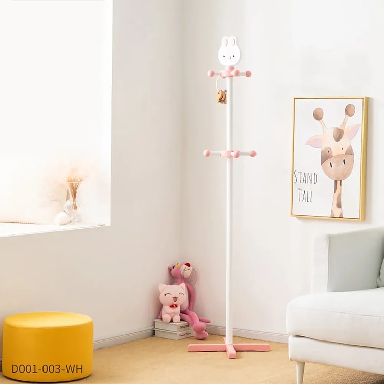 60" Cute Rabbit Kid's Standing Coat Rack | Homary