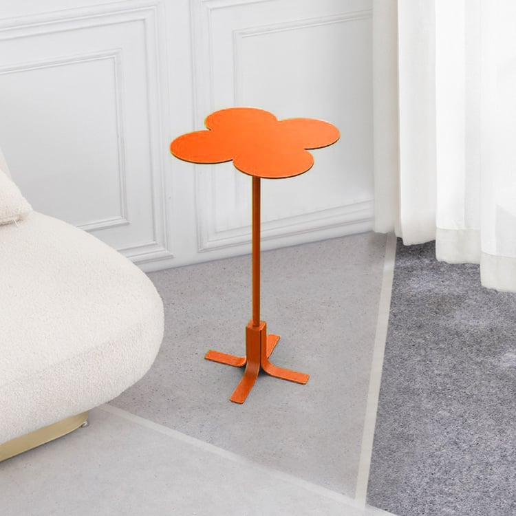 Modern End Table Piece-of-3 Side Table Orange｜Homary