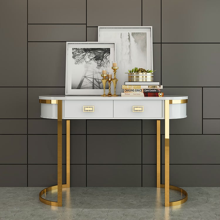 Luxury console table with drawers store