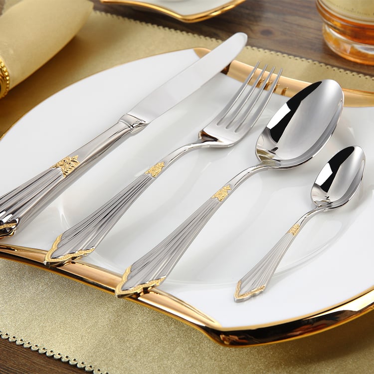 72 Pieces Vintage Stainless Steel Flatware Set Cutlery Set, Service for ...