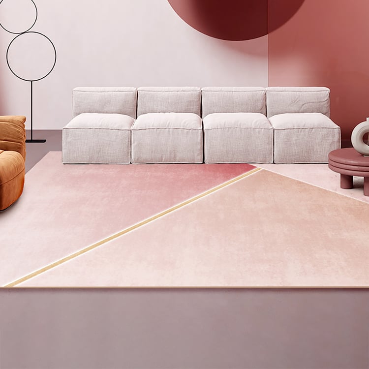 1530mm x 2430mm Multipurpose Rectangular Contemporary Geometric ...