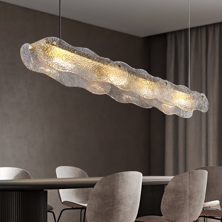 Glass Wave Pendant Light
