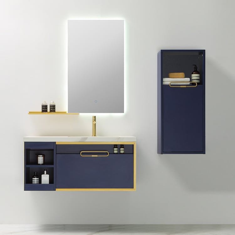 Modern Floating Bathroom Vanity with Undermount Sink Bathroom Cabinet ...