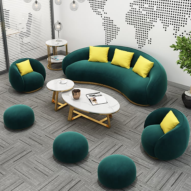 Sofa set green store